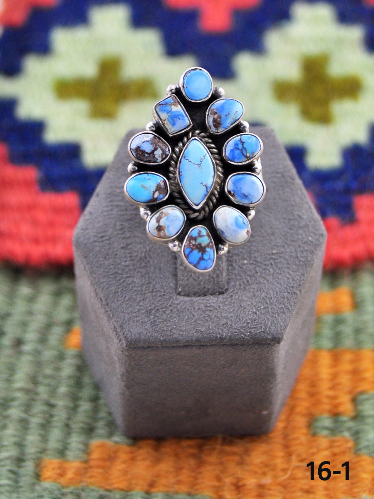 Southwest Made Golden Hills Adjustable Ring