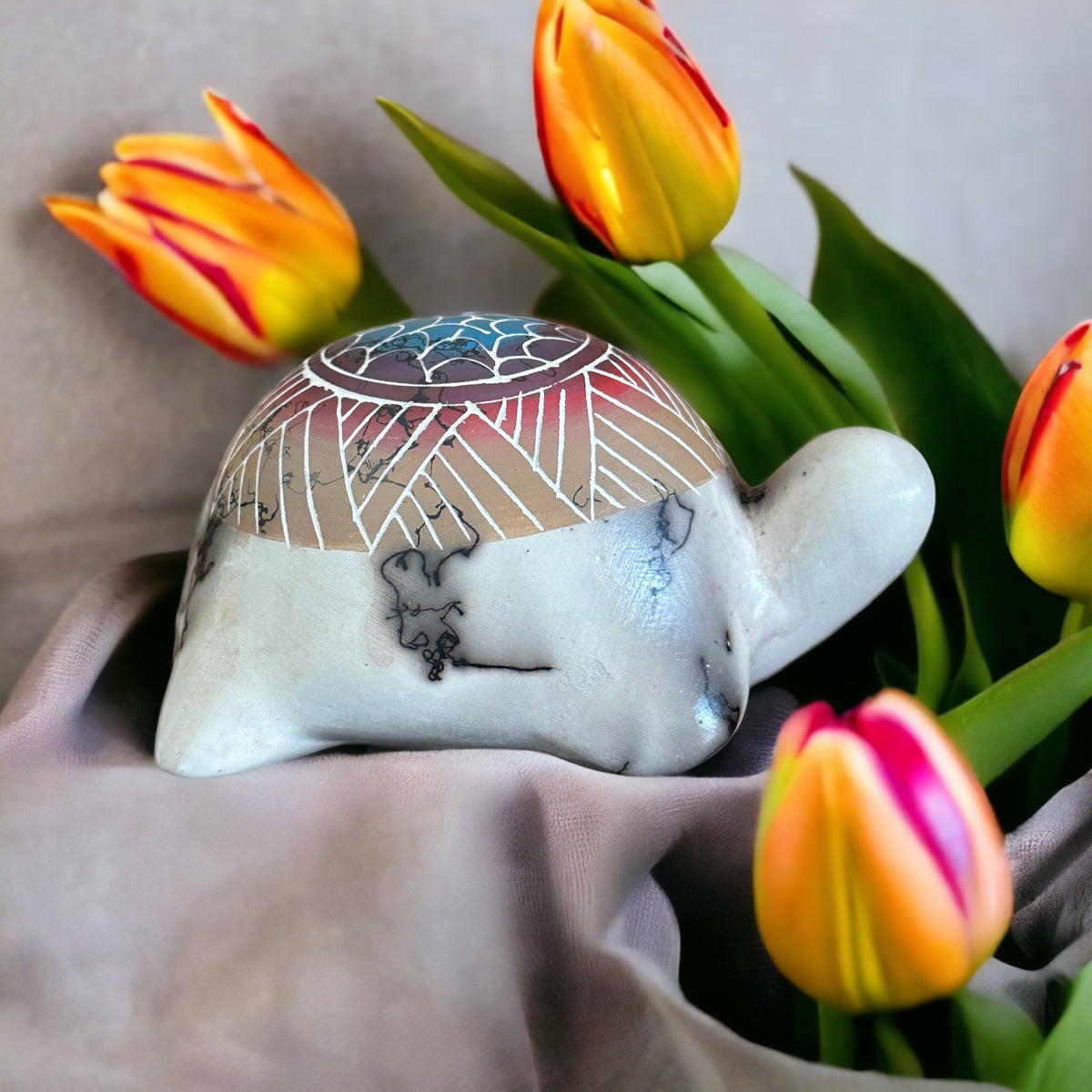 Shana Sam Navajo Made Turtle Pottery